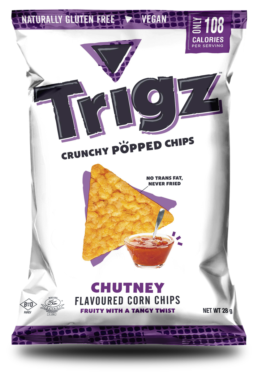Trigz Chutney Crunchy Popped Chips (40 x 28g) | Shop Today. Get it ...