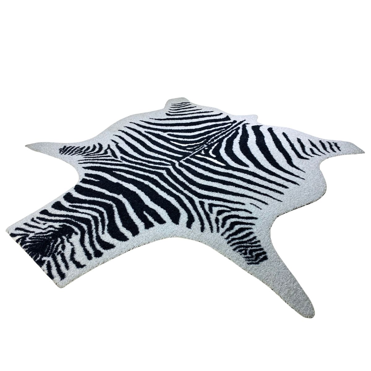 Synthetic Zebra Hide Decor Floor Mat | Shop Today. Get it Tomorrow ...