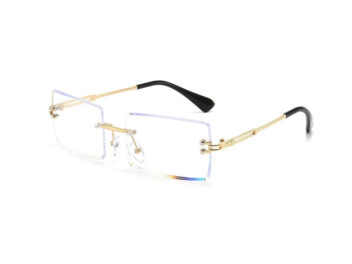 Rimless Rectangle Sunglasses - Transparent | Shop Today. Get it ...