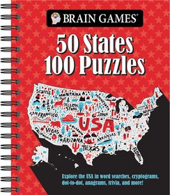 Brain Games - 50 States 100 Puzzles: Explore the USA in Word Searches ...
