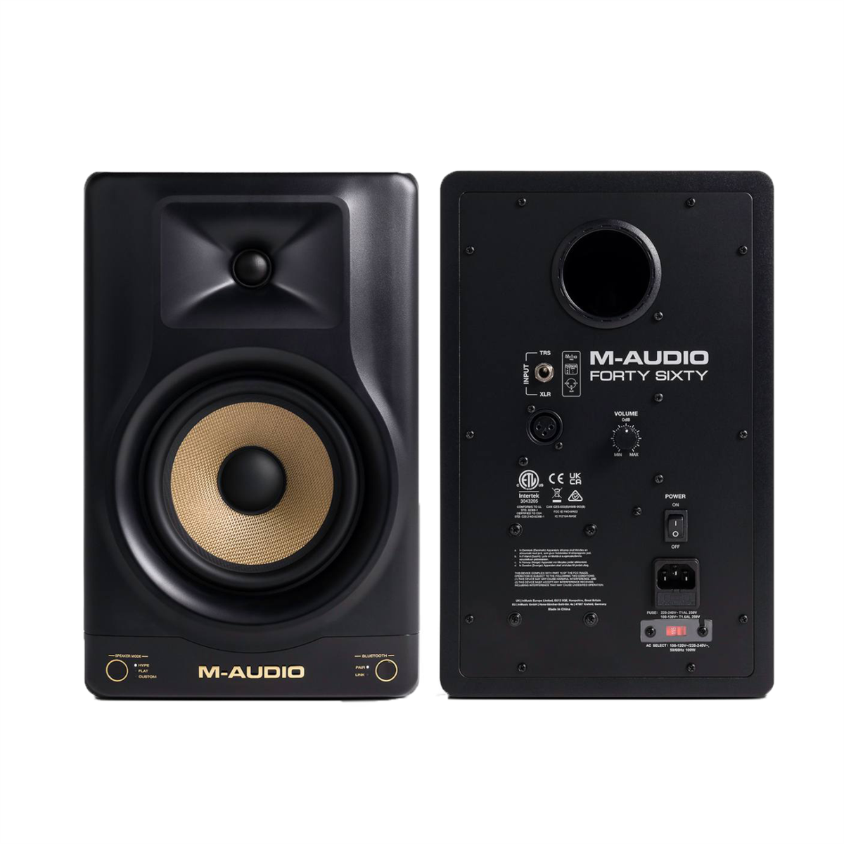 M-Audio Forty Sixty - 6.5" Active Studio Monitor (Pair) | Shop Today ...