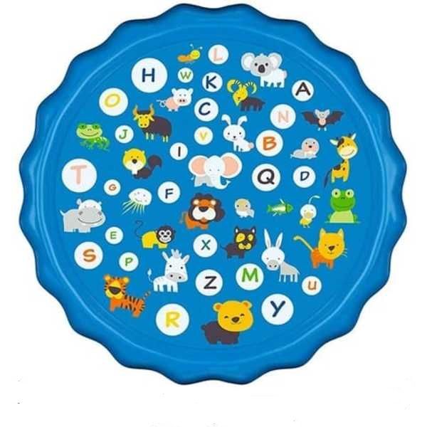 Toddlers Inflatable Water Splash Mat - Alphabet and Animals | Shop ...