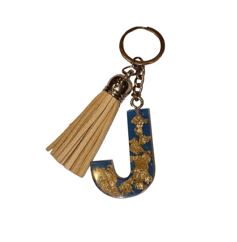 Initial J Keychain - Blue | Shop Today. Get it Tomorrow! | takealot.com