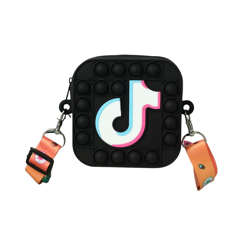 Tik Tok Pop It Sling Bag Purse Stylish Tik Tok Bag Fidget Popping Bag ...