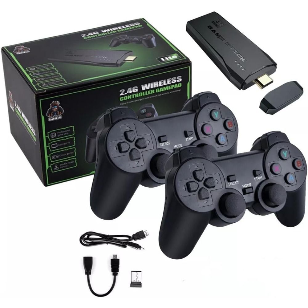 M8 home wireless game console 2.4G wireless classic retro double arcade ...