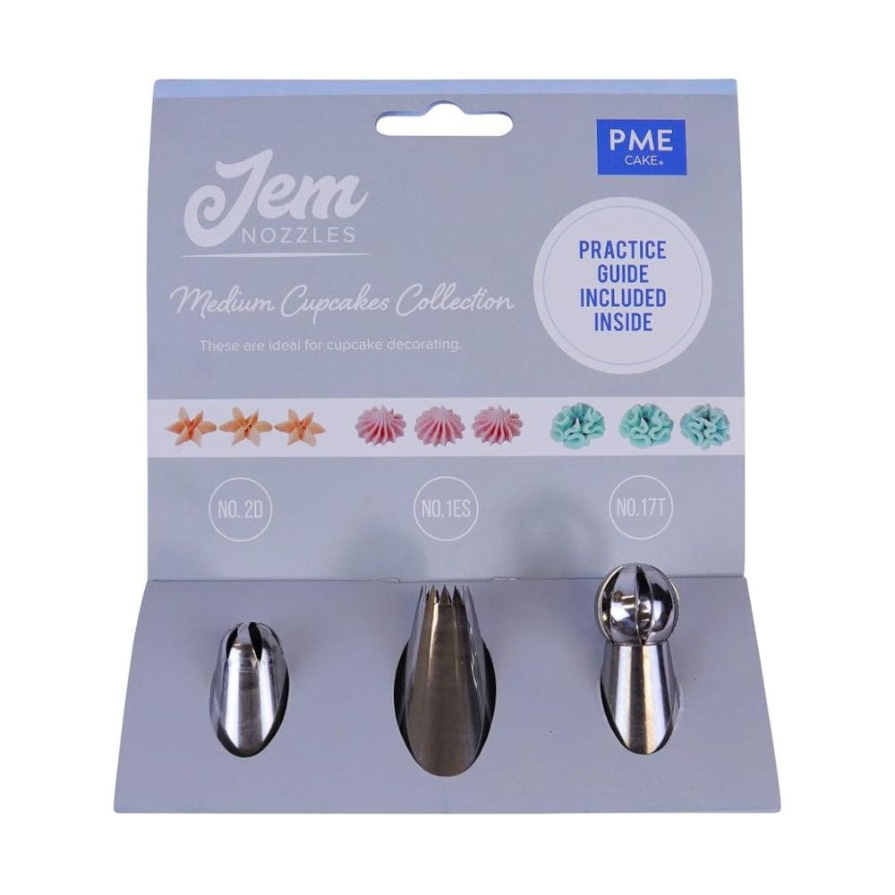 PME JEM Icing Tip Nozzles Cake Decorating Medium Cupcake Collection ...