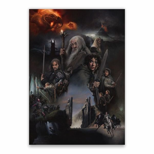 Lord Of The Rings Battle Collage Poster - A1 | Shop Today. Get it ...