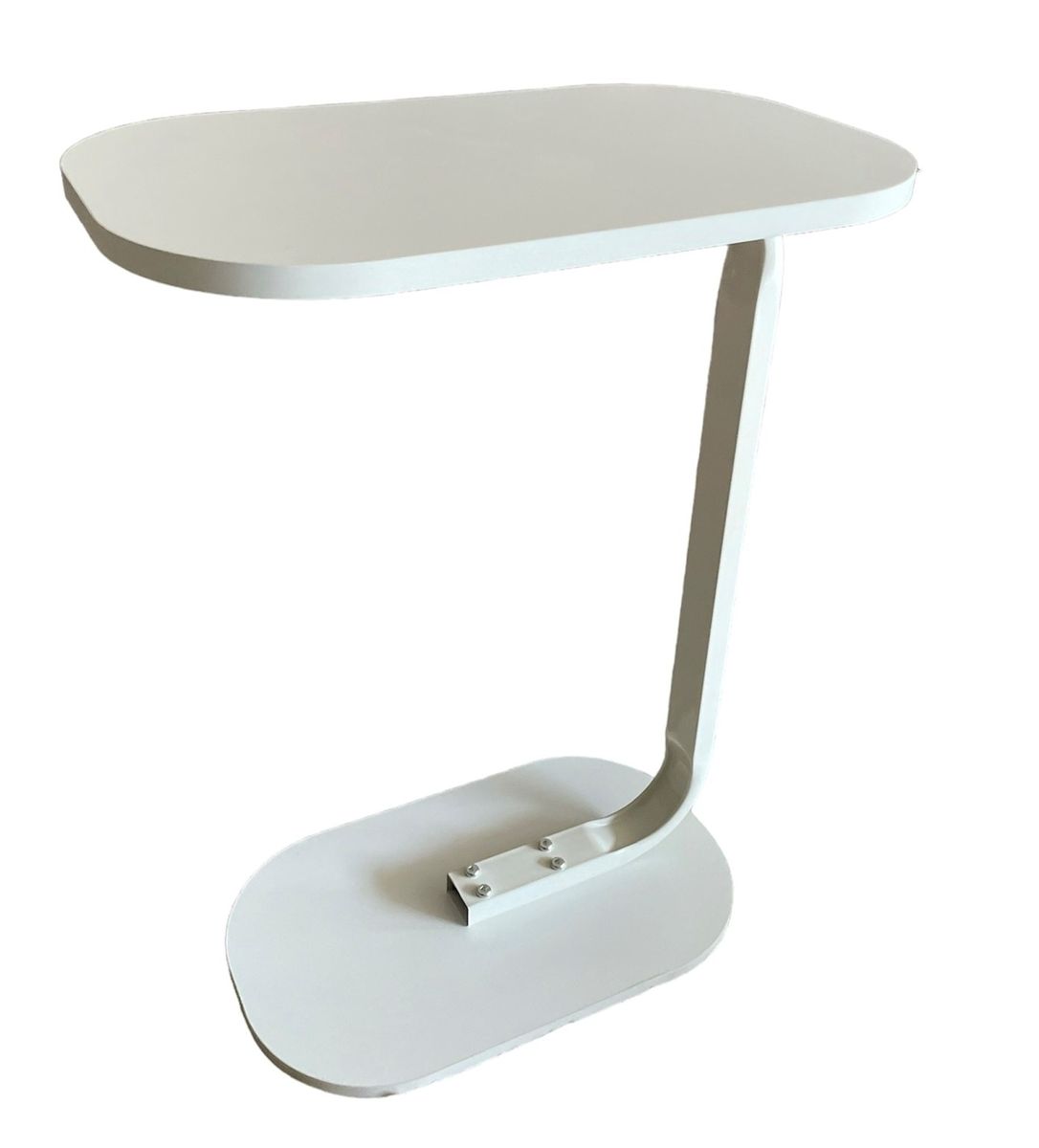 C-shaped Side Table Accent Table, Wood Desktop End Table | Shop Today ...