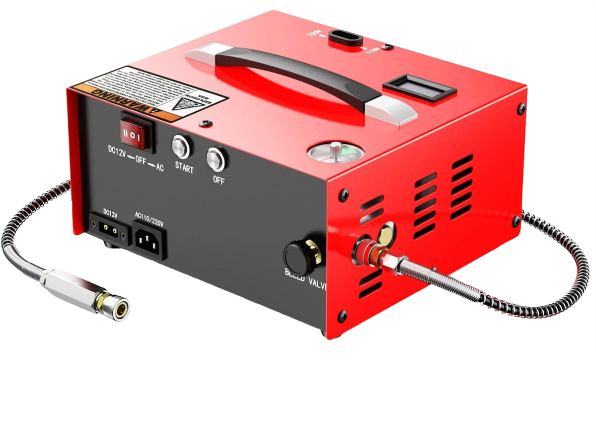 12v/220v Mini High Pressure Compressor For PCP Airguns & Paintball Guns ...