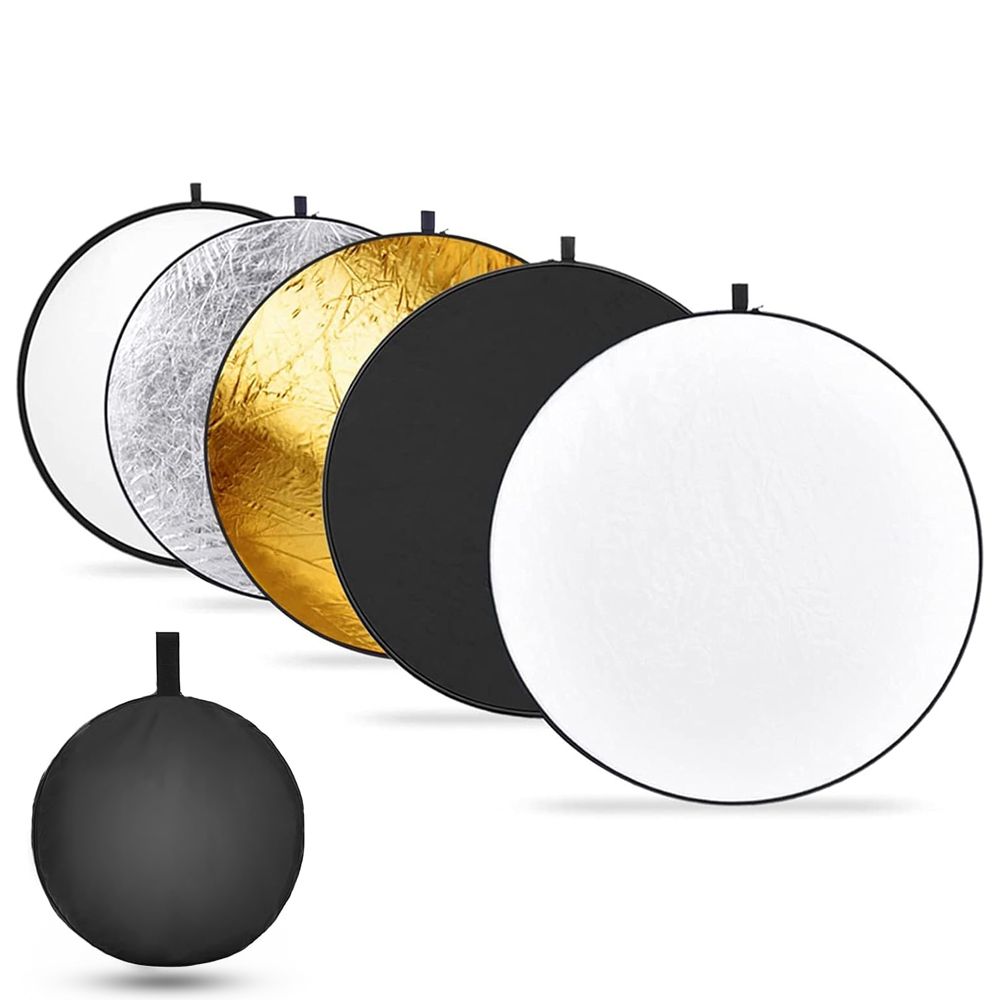 80cm 32" 5-in-1 Photography Round Light Reflector Disc Collapsible ...