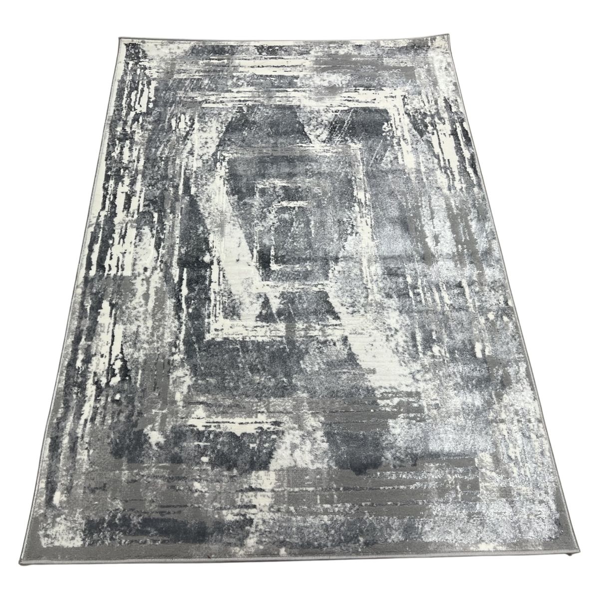Modern Grey & Cream Rug - 170 x 120 cm | Shop Today. Get it Tomorrow ...