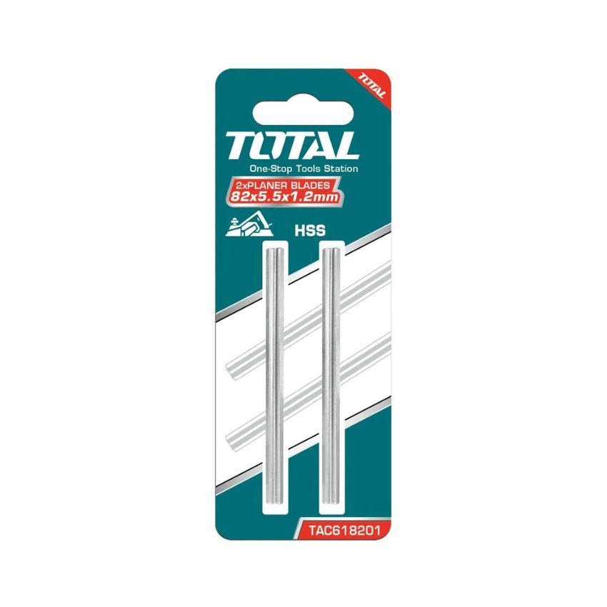 Total Tools - Planer Blades 82x5.5x1.2mm HSS - 2 Piece | Shop Today ...