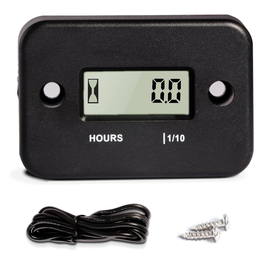 Motorcycle Hour Meter Speed Engine Electronic Digital Universal | Shop ...