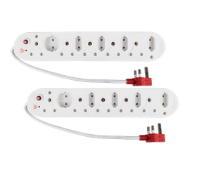 2 Pieces - 10 Way Multiplug with Surge Protection | Shop Today. Get it ...