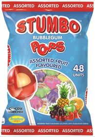 Stumbo Assorted Lollipops 48s | Shop Today. Get it Tomorrow! | takealot.com