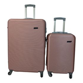 2 Piece Hard Outer Shell Luggage Set - Pink | Shop Today. Get it ...
