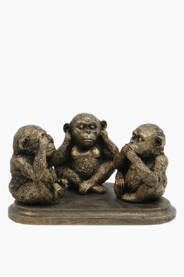Resin Trio Monkey Statue | Shop Today. Get it Tomorrow! | takealot.com