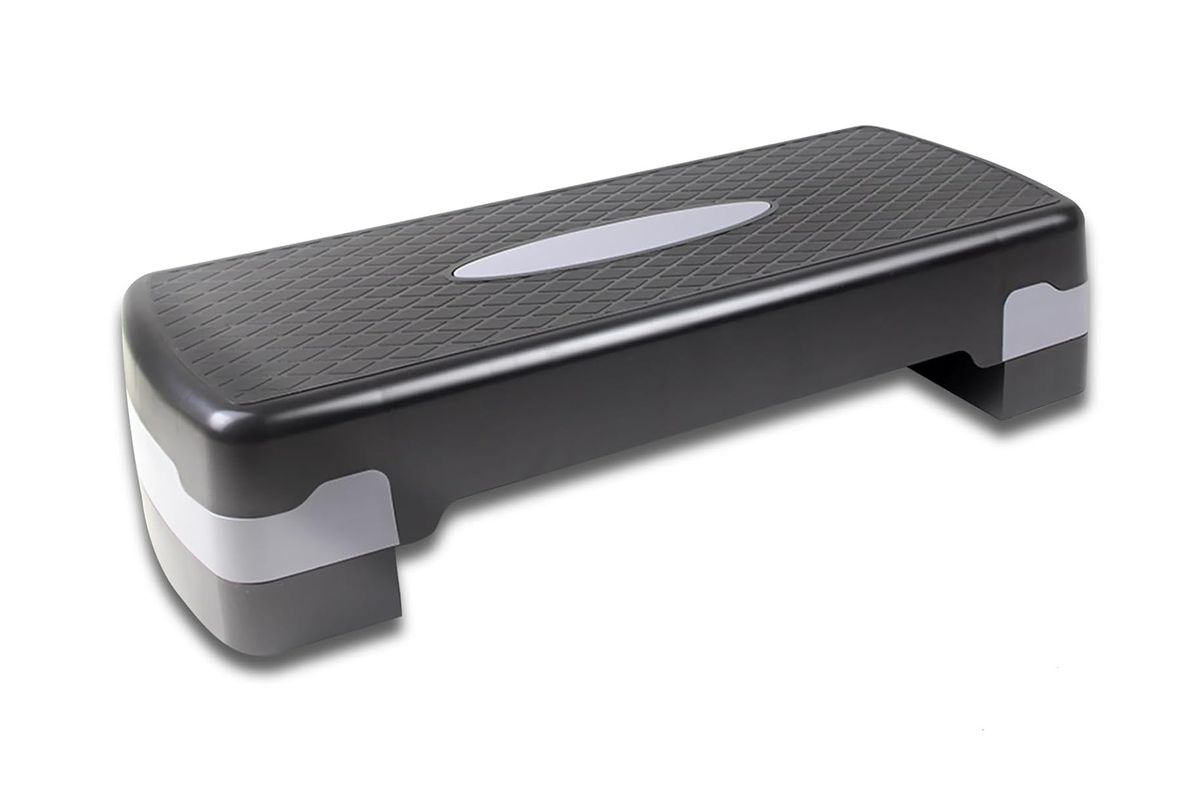 Adjustable Fitness Step Platform - 2-Level Aerobic Exercise Pedal ...