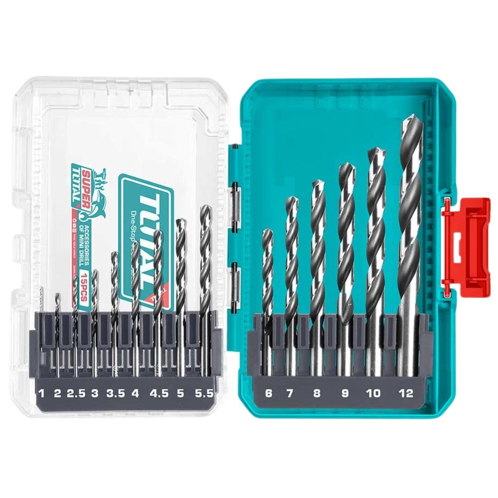 Total Tools - 4341 HSS Drill Bits Set 15 piece | Shop Today. Get it ...