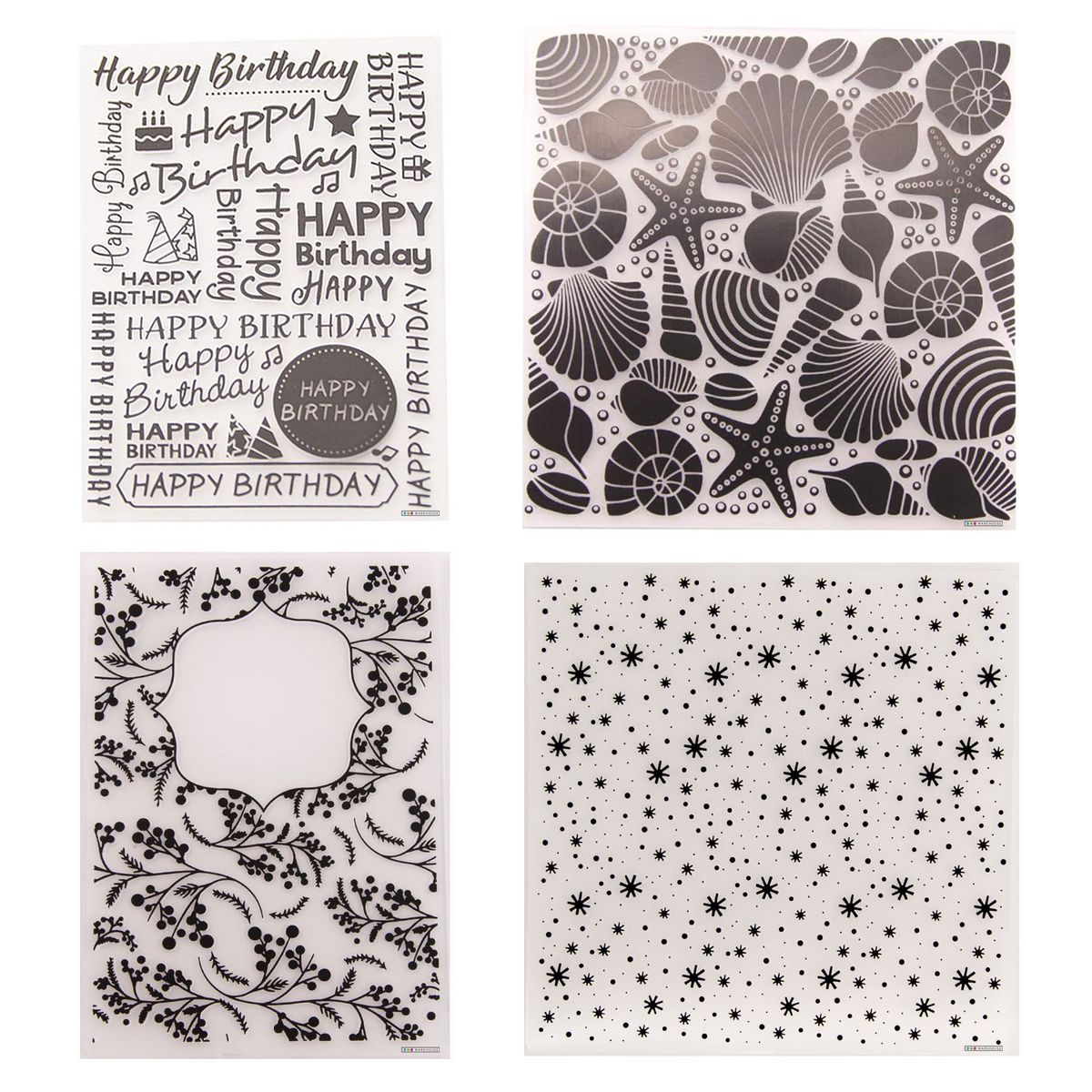 Embossing Folder Template for Card Scrapbooking Paper Craft Album DIY ...