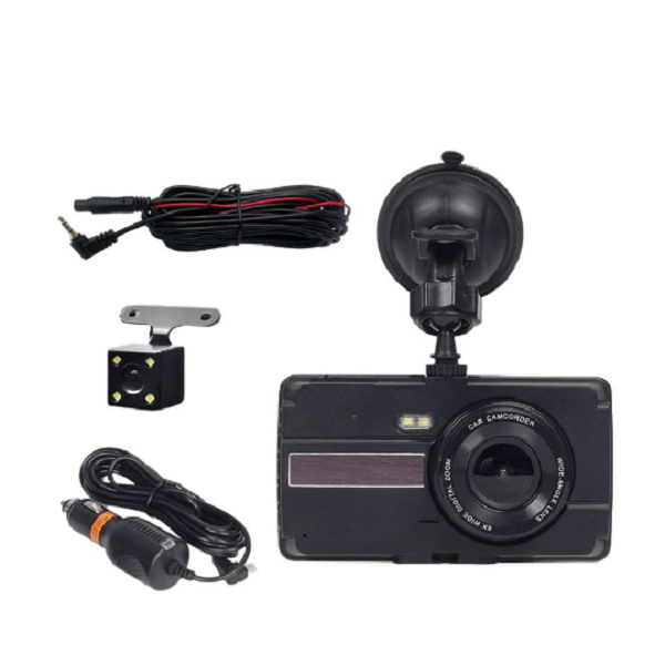 Monitoring Dash Camera With A Rear View Camera and 170 Wide-Angle ...
