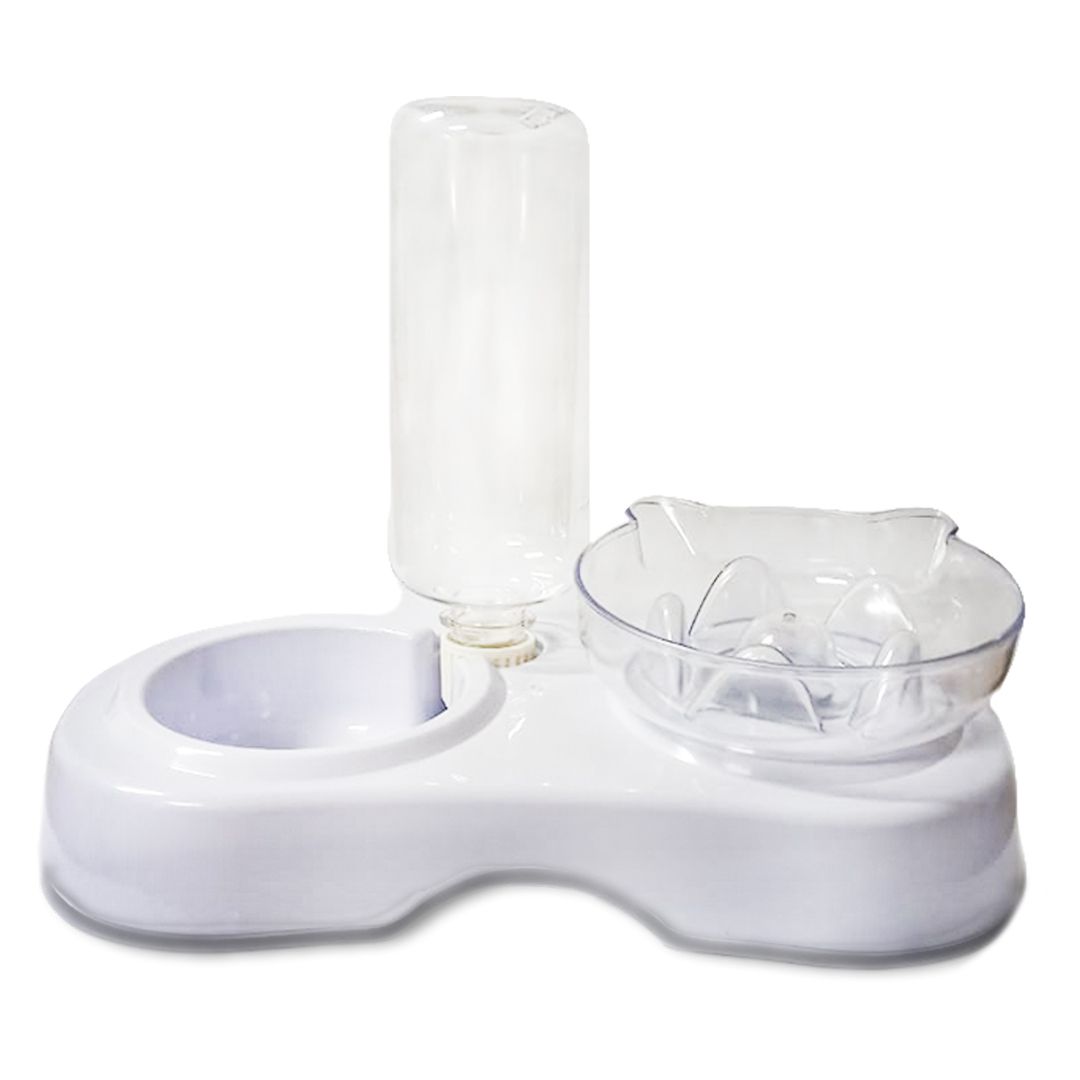 2 in 1 Pet Neck Protection Bowl with Automatic Water Bottle | Buy ...