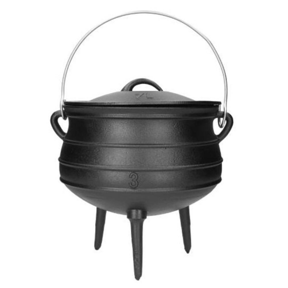 Kitchen Braai Camping Cooking Cast Iron Potjie Pot | Shop Today. Get it ...