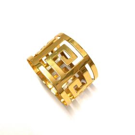 Gold Fretwork Napkin Rings Set of 12 for Decor, Metal Material | Shop ...