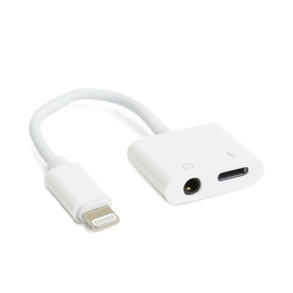 Apple iPhone Compatible Charge & Audio Adapter | Lighting & AUX ...