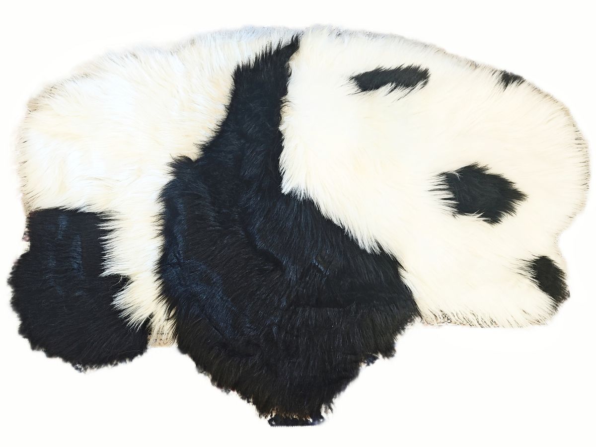 HIDECO High Pile Soft Fluffy Cute Animal Design Decor Rug - Panda ...