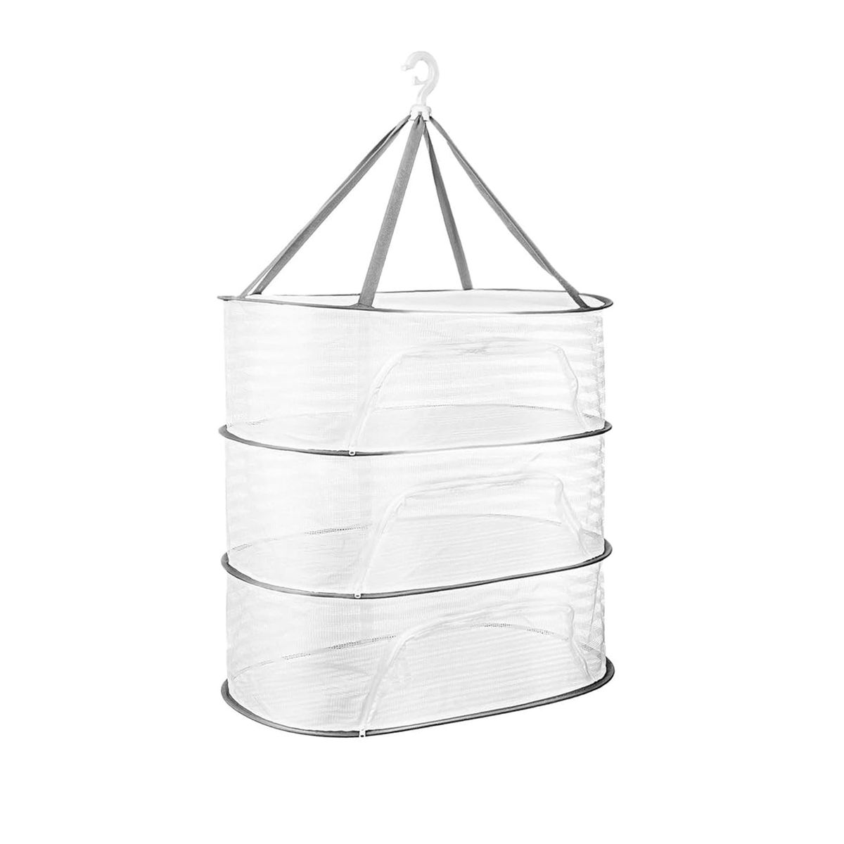 3-Tier Hanging Drying Rack - Foldable Mesh Dryer | Shop Today. Get it ...