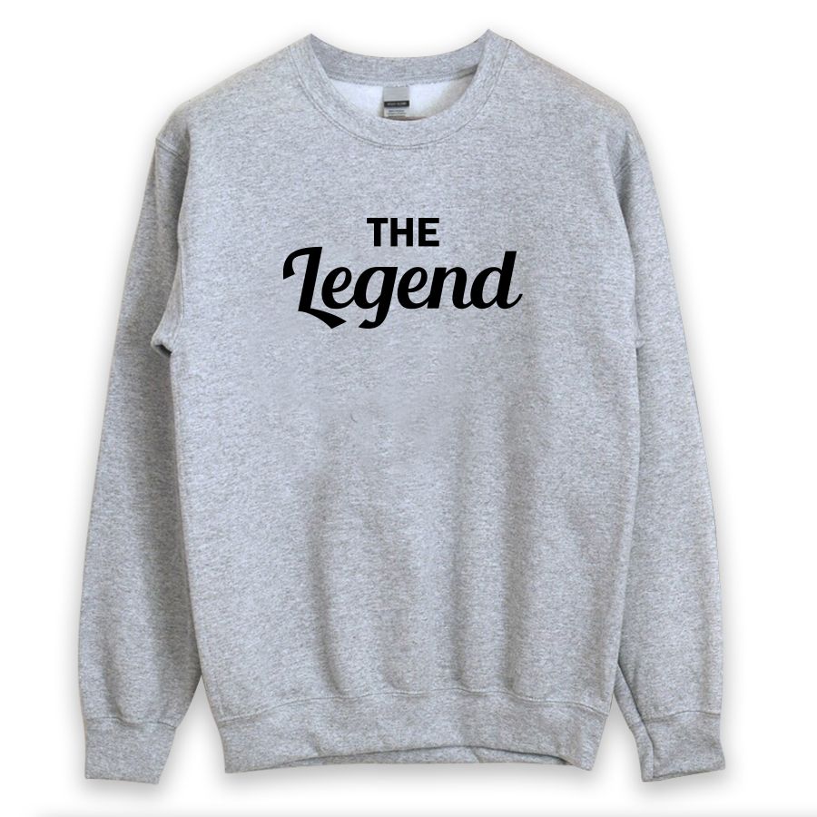 Men's The Legend Grey Regular Fit Sweater | Shop Today. Get it Tomorrow ...