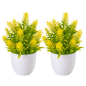 2 Pack - Mini Faux Greenery Desk Plant - Green | Shop Today. Get it ...