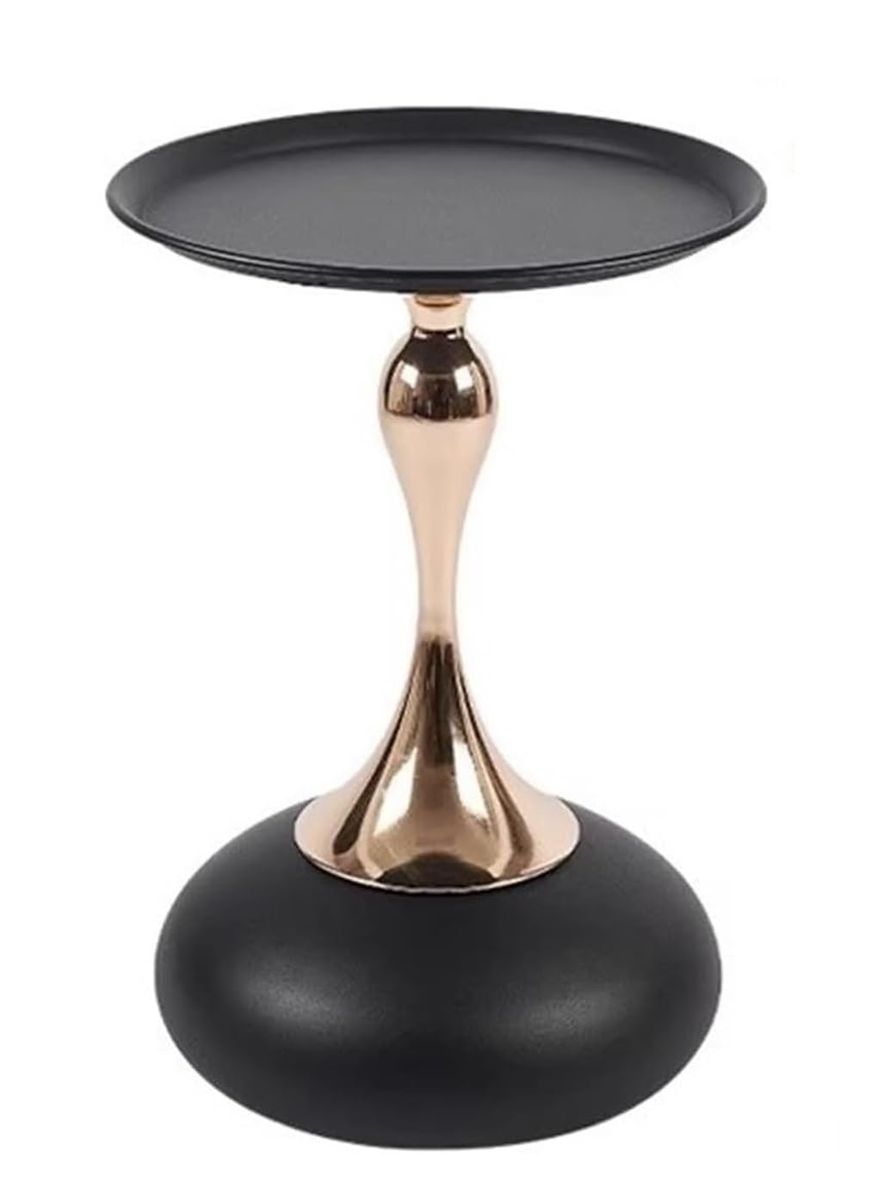 Round Side Table - Compact Adjustable Design - Multi-Purpose Use ...