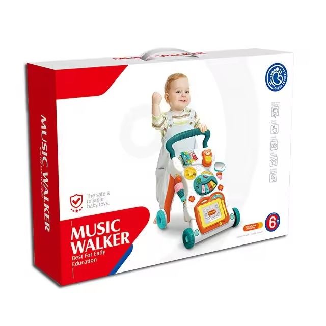 2 in 1 Baby Toddlers Learning Walker with Musical Education Toys | Shop ...