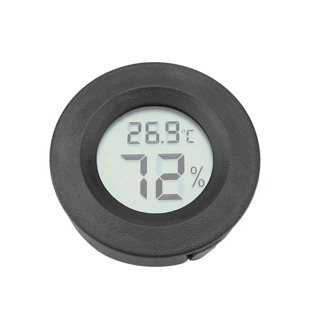 Small Portable Round Hydrometer and Thermometer with Digital Display ...