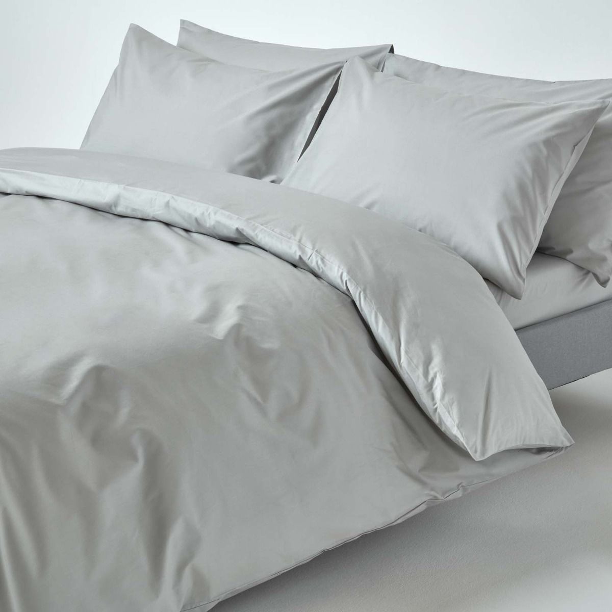 Plain Micro Fiber Fitted Sheet & 2pc Stranded Pillow Case GRY | Shop ...