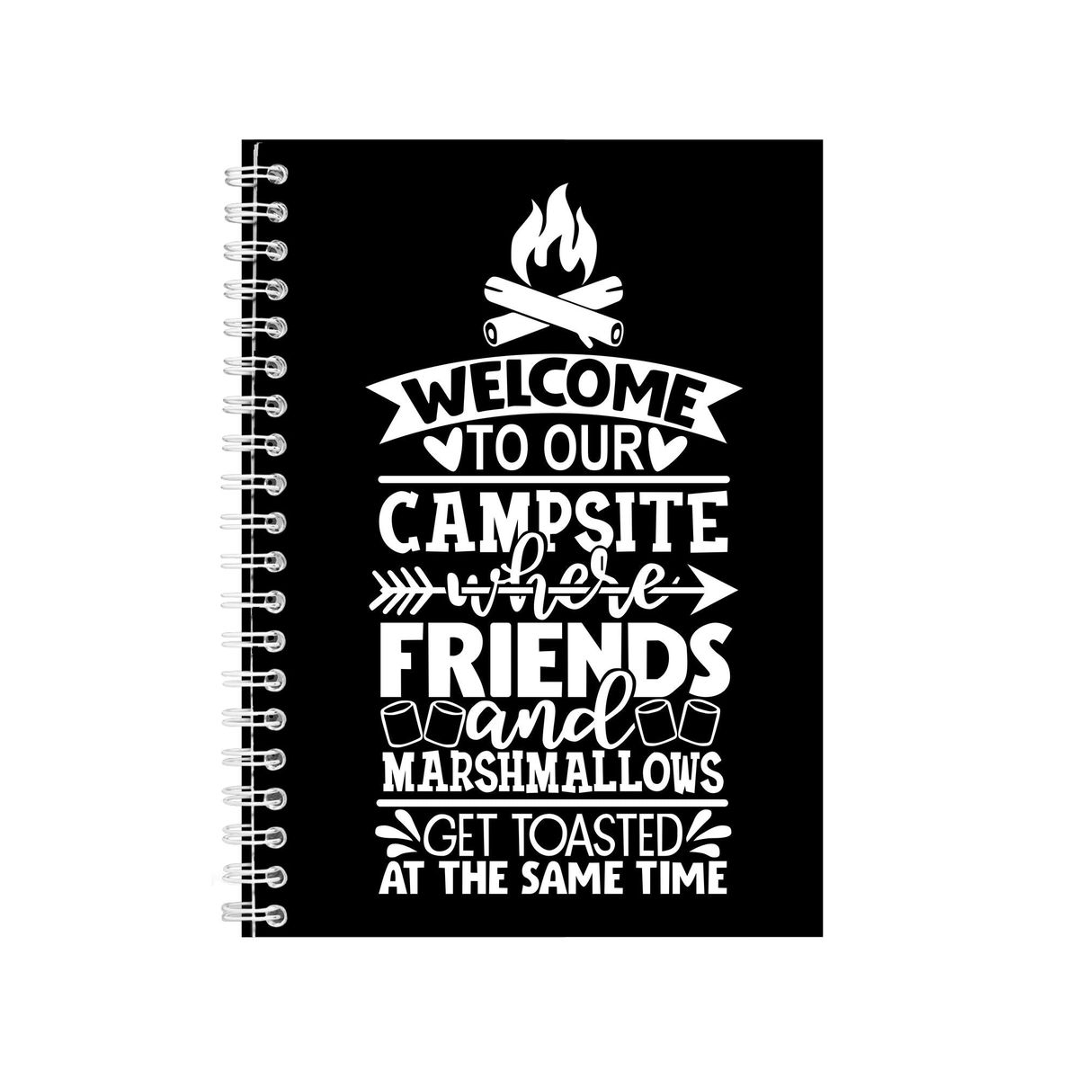 Campsite Notebook Camper Gift Idea Writing Book Notepad Pad 58 | Shop ...
