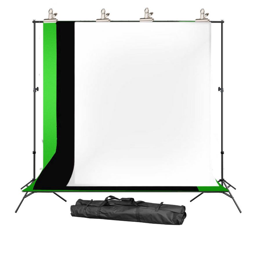 2M X 2M Photography Backdrop Screen Combo and Support Stand | Shop ...