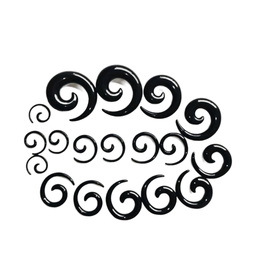 9 Pairs Black Snail Shape Ear Gauges Set | Shop Today. Get it Tomorrow ...