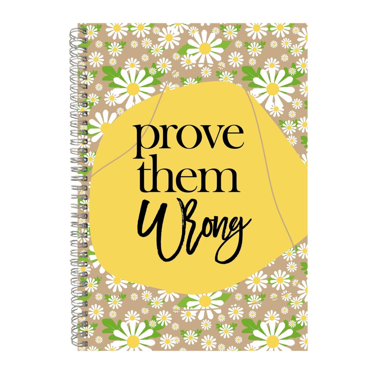 Prove A4 Notebook Spiral Lined Motivational Words Graphic Notepad Gift ...