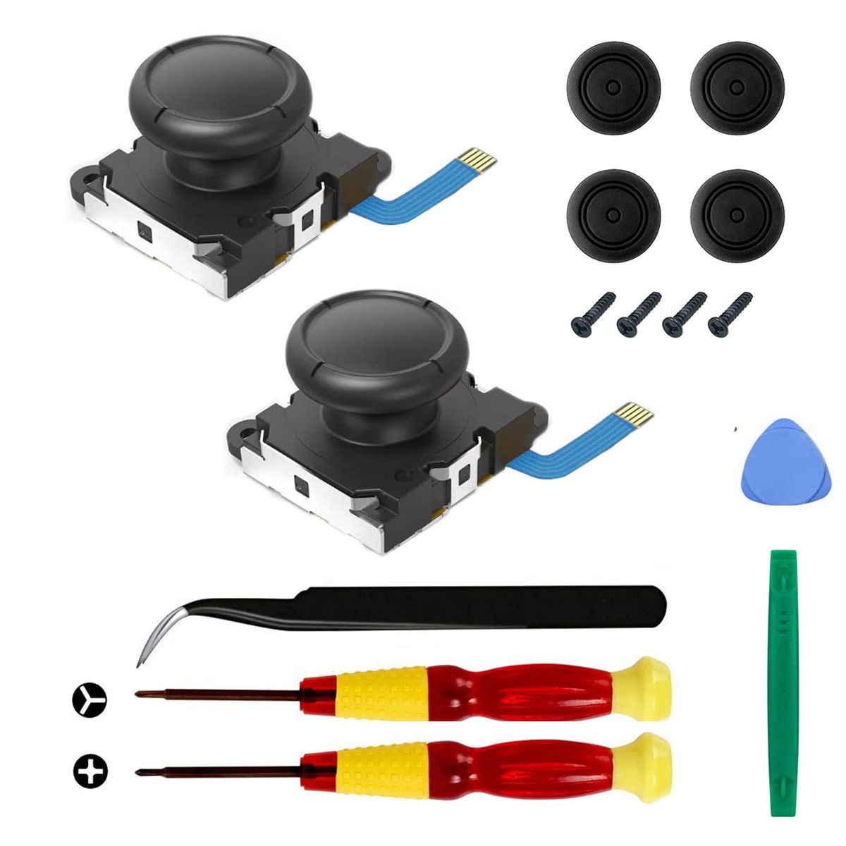 15 in 1 Joystick Stick Repair Kit - Compatible with Nintendo switch ...