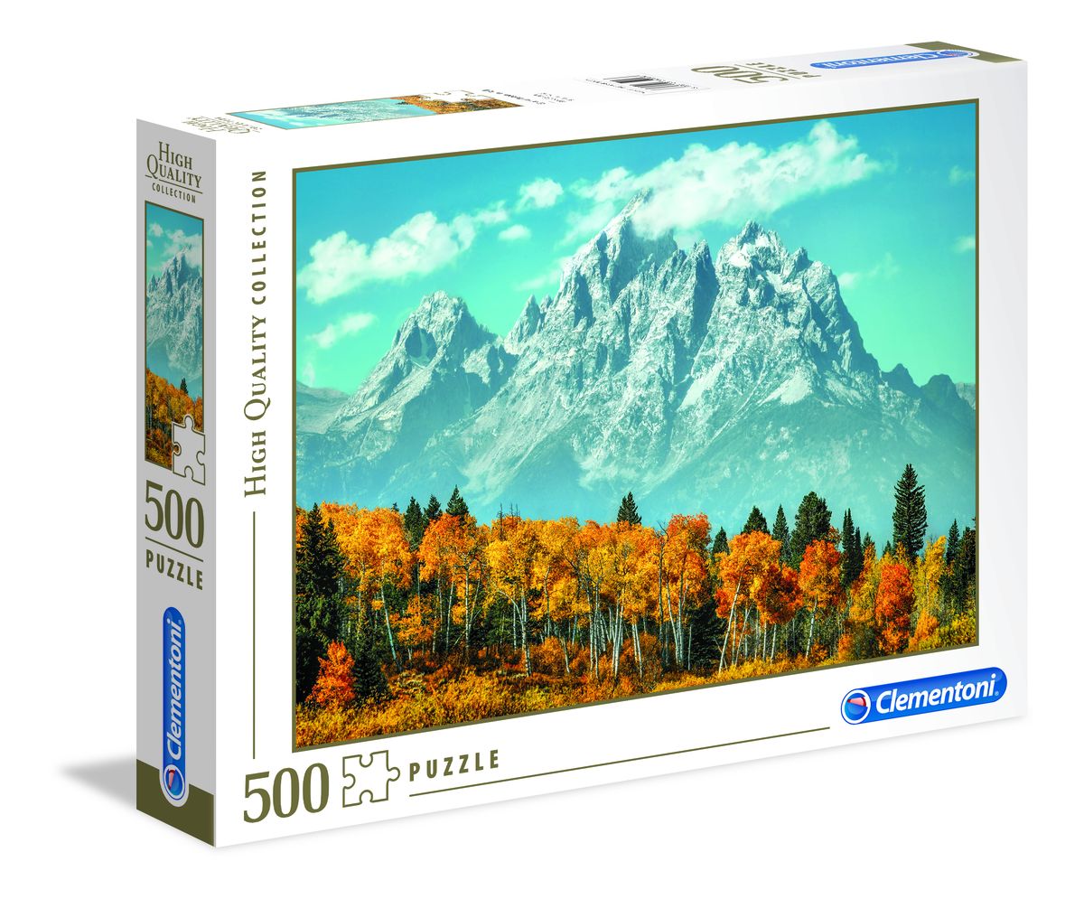 Clementoni Adult 500 Pieces Puzzles - Grand Teton In Fall | Buy Online ...