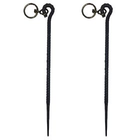 Pet Heavy Duty Galvanized Dog Ground Anchors (50cm) Set of 2 | Shop ...