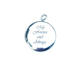 Round Stainless Steel Locket - Add Photo or Keepsakes - Forever ...