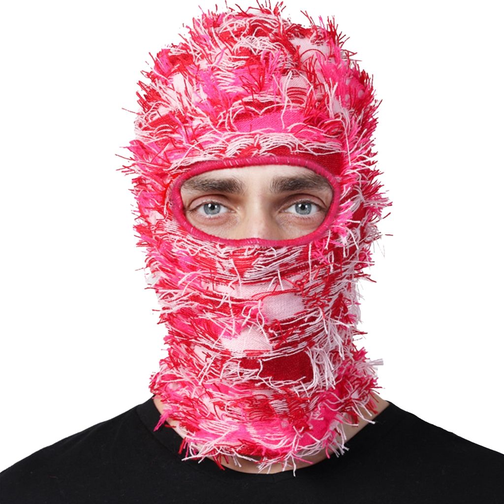Radical Texture Balaclava - Avant-Garde 3D Fiber Face Mask | Wearable ...