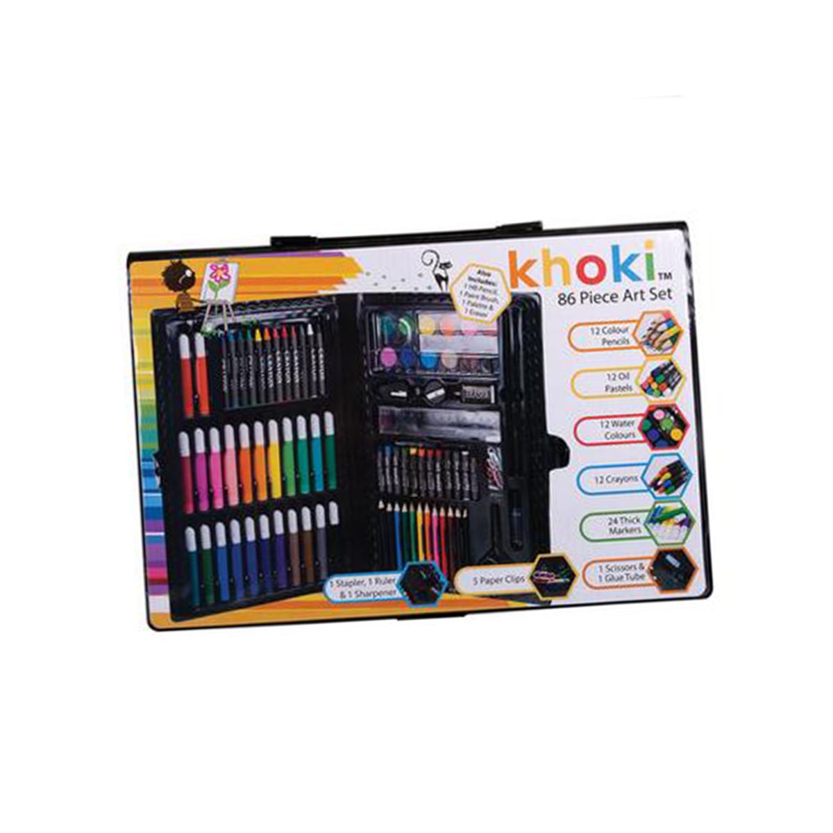 Khoki 86-Piece Art Set | Shop Today. Get it Tomorrow! | takealot.com
