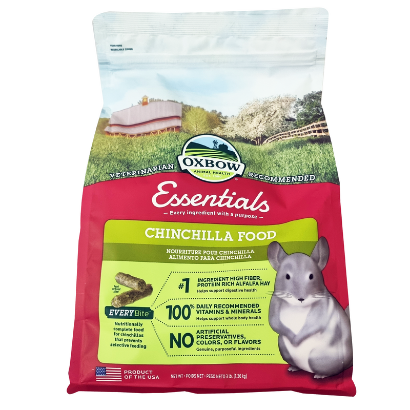 Oxbow Essentials Chinchilla Food 1.36kg | Shop Today. Get it Tomorrow ...