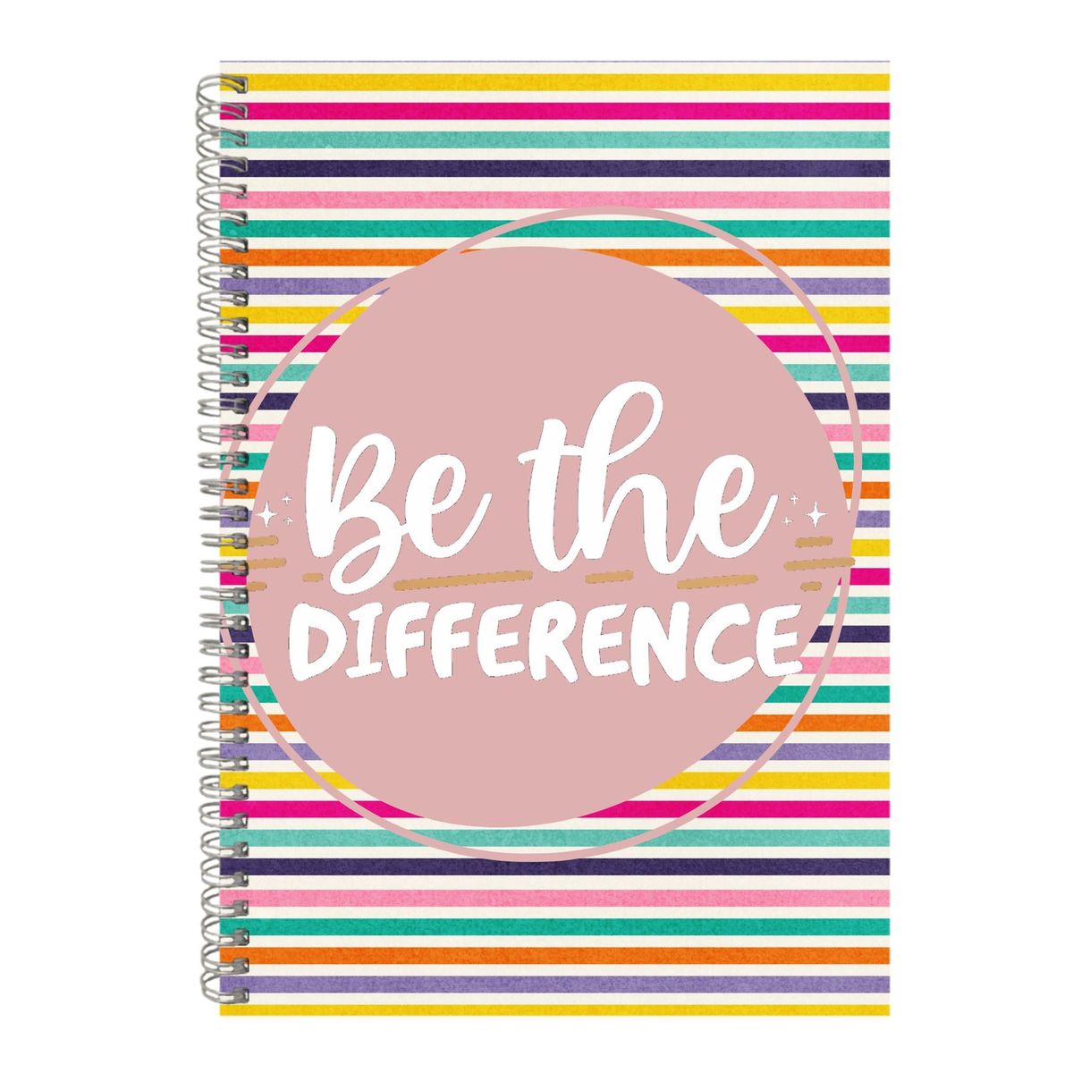 Difference A4 Notebook Spiral Lined Motivational Graphic Notepad Present117 | Shop Today. Get it ...
