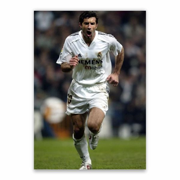 Luis Figo Real Madrid Poster - A1 | Shop Today. Get it Tomorrow ...